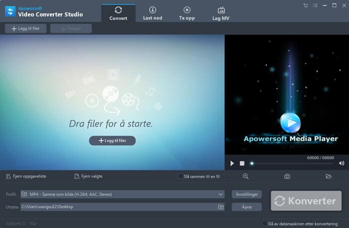 Video Converter Studio – Konverter alle video- og lydformater